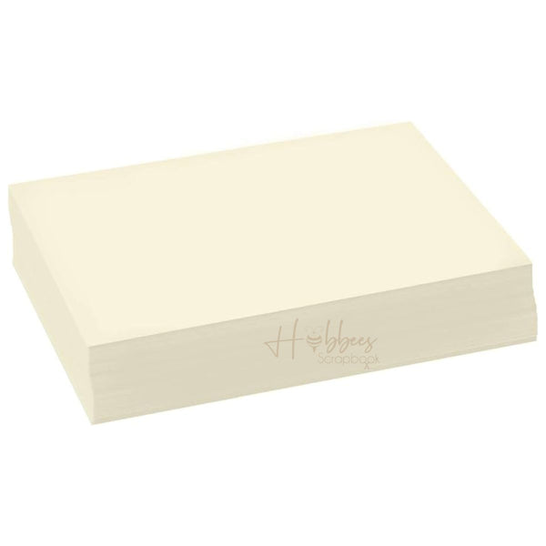 100 Hojas Sueltas Papel Bond Crema Encuadernar Libreta 90gr - Hobbees