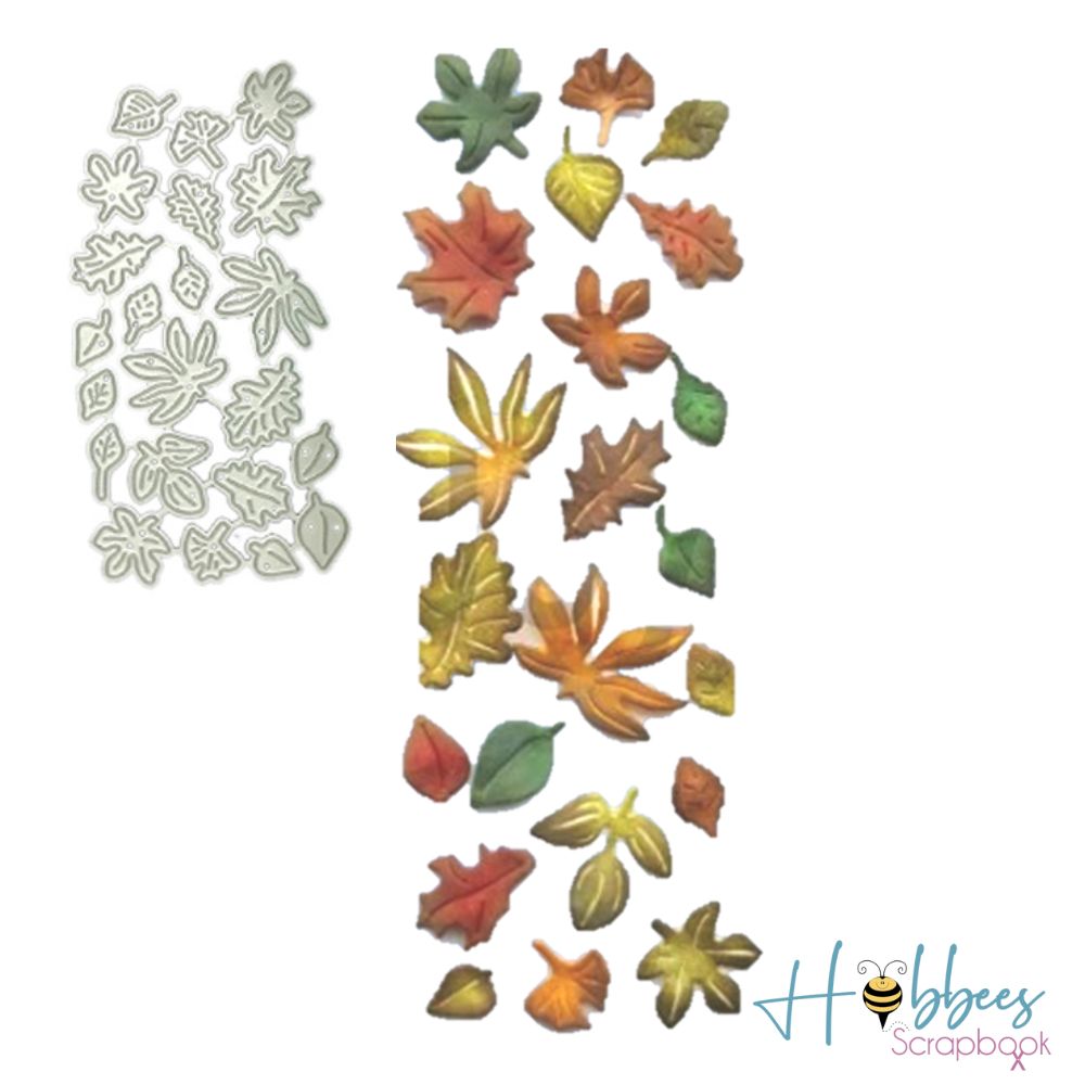 Suaje Troquel Hojas Hojitas Tarjeta Scrapbook Corte Papel – Hobbees